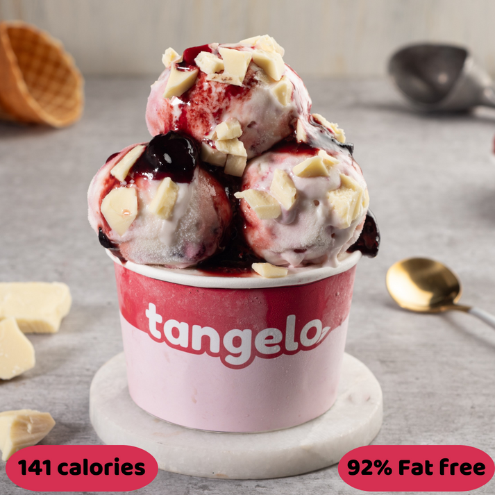 White Chocolate Cherry (Dairy) – Tangelo - Real Gourmet Ice Cream