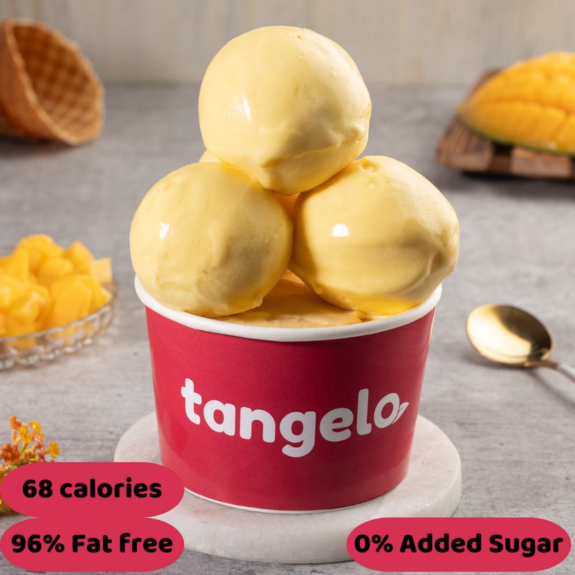 Real Alphonso Mango Ice Cream (Dairy) | Tangelo Ice Cream – Tangelo ...